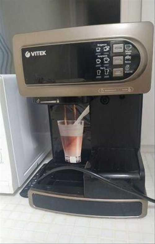 Рожковая кофеварка vitek