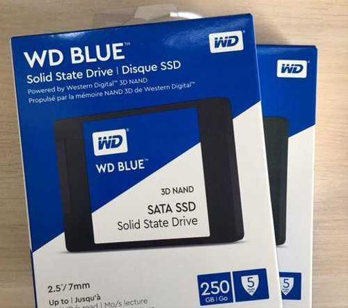 SSD диск WD Blue 250Gb (новый, гарантия)