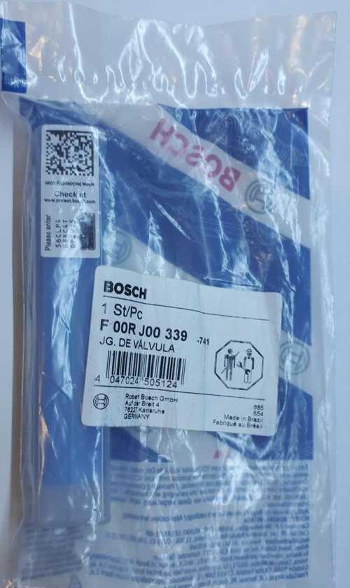 F 00R J00 339 bosch- комплект клапанов