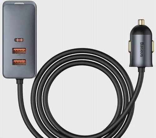 Автомобильное зу 3xUSB+USB Type-C Baseus Share Tog