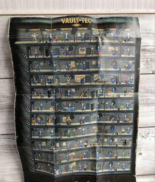 Постер плакат fallout