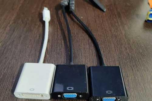 Переходник hdmi vga, display port to DVI