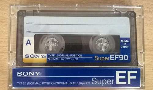 Аудиокассета Sony Super EF 90