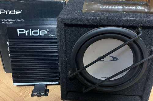 Моноблок pride uno 400w и subwoofer alpine