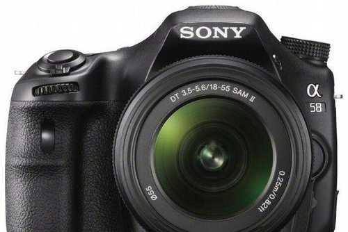 Sony alpha SLT-A58 KIT 18-55