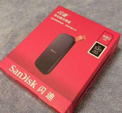 Диск SSD SanDisk Portable 480GB, E30, новый