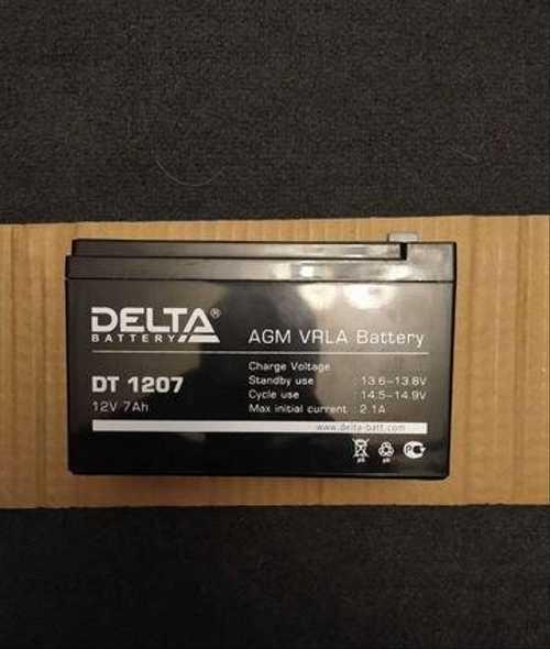 Аккумулятор delta DT 1207