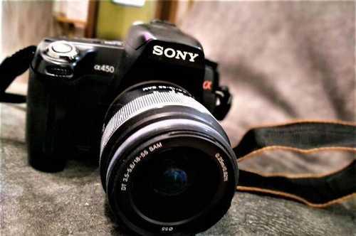 Зеркальный фотоаппарат sony Alpha dslr-A450