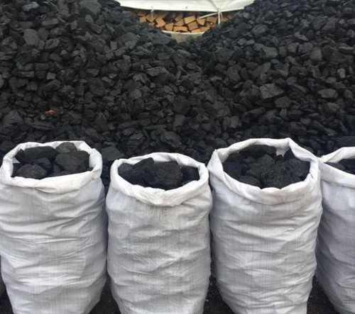 Уголь (фасованный) по 50 литров