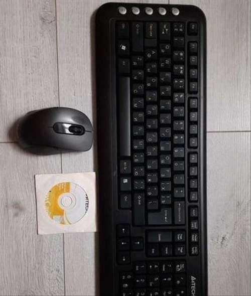 Комплект (клавиатура+мышь) беспроводной