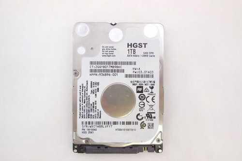 Жесткий диск 2.5" Hitachi Travelstar Z5K1 1Tb