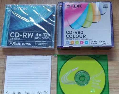 CD-R CD-RW Болванка Диск TDK