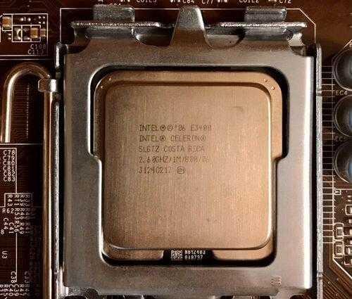 Процессор intel celeron E3400