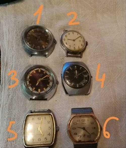 Часы СССР разные