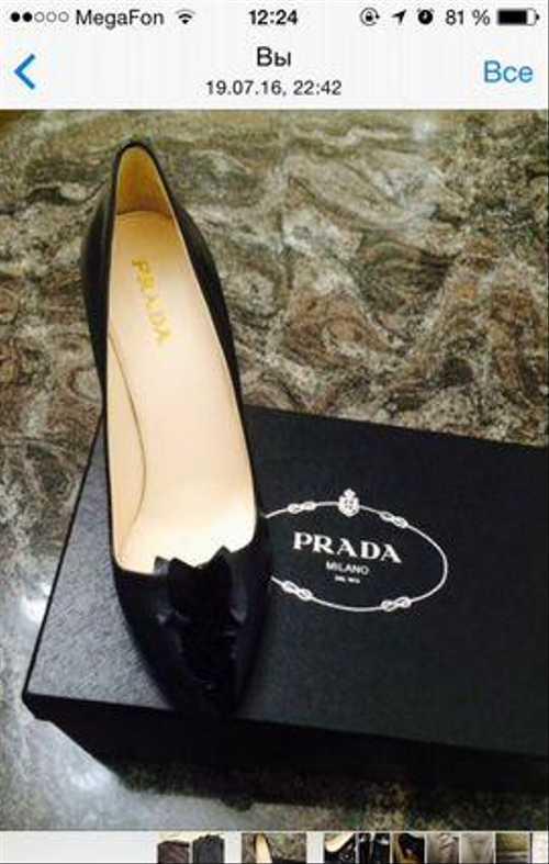 Туфли Prada новые