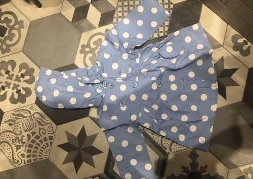 Плащ ветровка в горох Mothercare