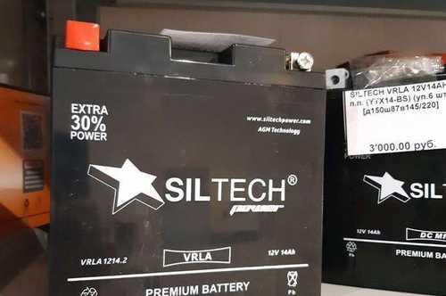 Мото аккумулятор siltech vrla1214.1 12V14Аh зал. п
