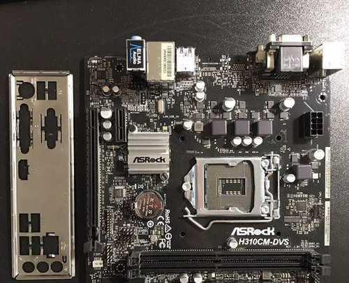 Материнская плата asrock h310cm-dvs
