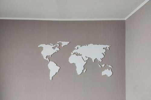 Декор карта мира