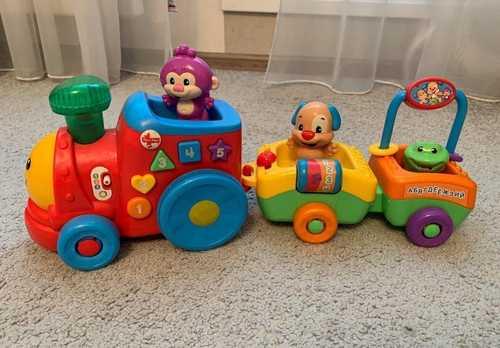 Паровоз Fisher Price щенок