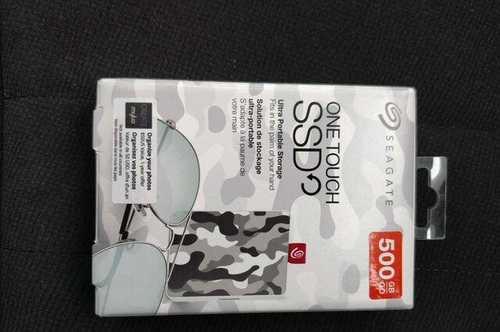 Новый внешний жесткий диск ssd 500gb Seagate one t