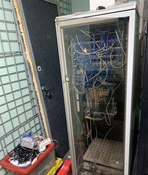 Шкаф телекоммуникационный zpas 36U с KX-TDA100