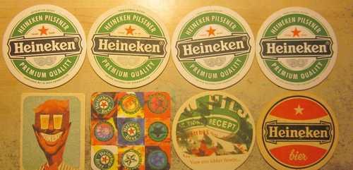 Бирдекели heineken - 8 штук