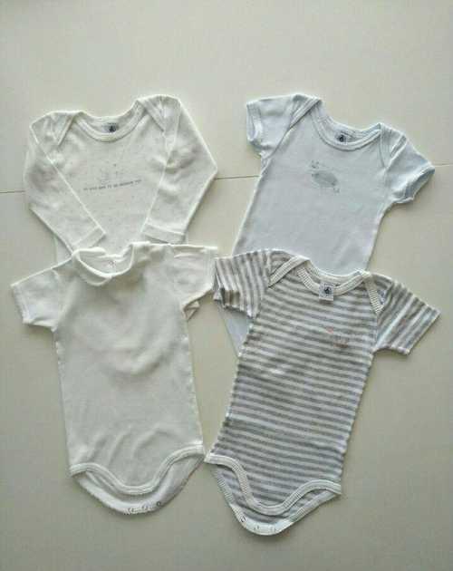 Боди Petit bateau 4 шт 18m 81 см