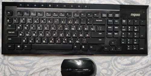 Беспроводной комплект клавиатура+мышь Rapoo
