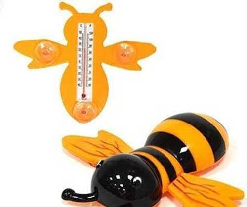 Термометр в виде пчелки на окно