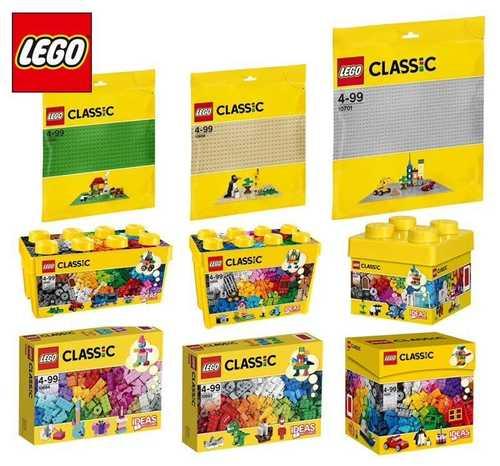 Lego Classic Пластины и Кубики