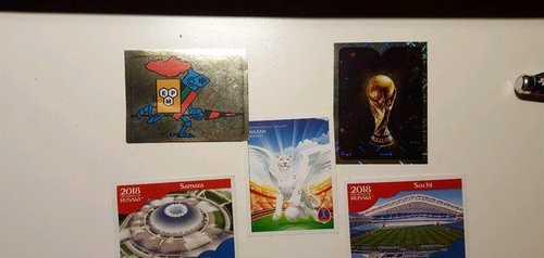 Наклейки Panini fifa World Cup 2018