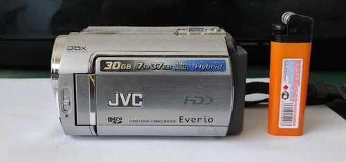 Видеокамера JVC everio HDD с жёстким диском (30гб)