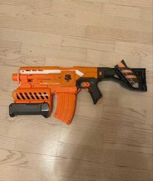 Бластер Nerf demolisher 2 в 1 с гранатометом