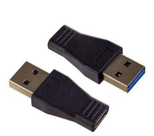 Переходник perfeo USB3.0 A вилка - USB Type-C розе