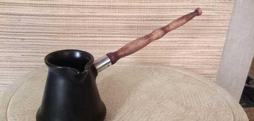Турка керамическая Ceraflame с деревянной ручкой