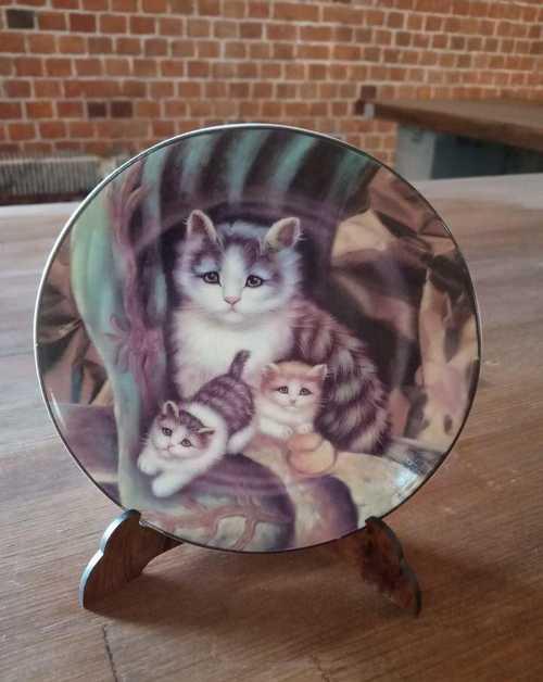 Тарелка Коты декоративная в коллекцию
