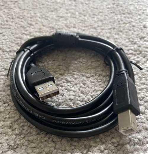 USB кабель 2.0 A-plug B- Plug (1,8 м) Cablexpert
