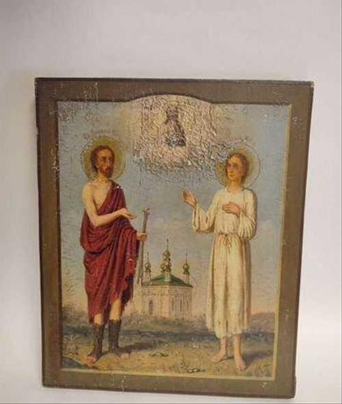 Икона св. Прокопий и Иоанн Устюжские