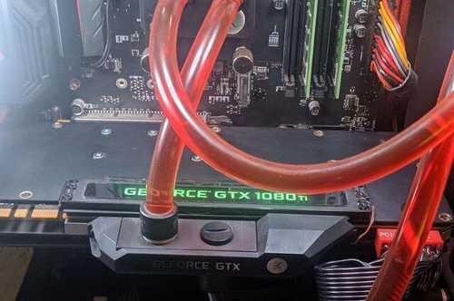 GTX 1080ti Gainward c водоблоком от EK