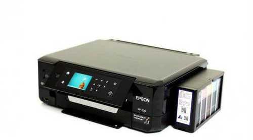 Мфу Epson XP-630 с снпч и чернилами