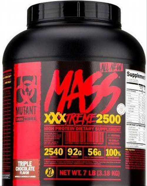 Гейнер Mutant Mutant Mass xxxtreme 2500