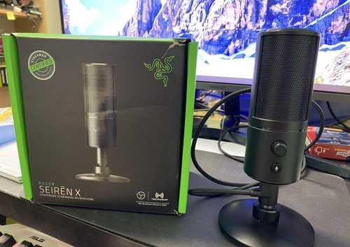 Микрофон для стримов Razer Seiren X usb