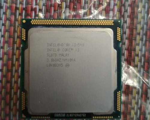 Cpu Intel core i3 540