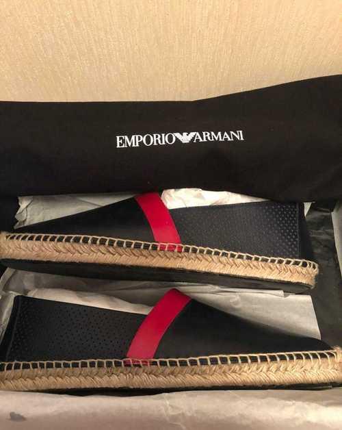 Эспадрильи Emporio Armani