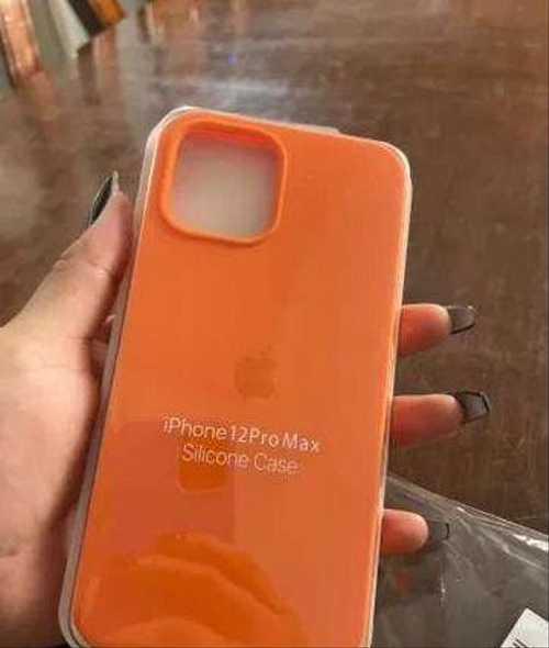 Чехол оптом на iPhone 12 pro max оранжевый