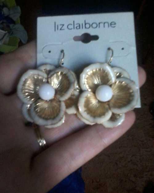 Потрясающие серьги от Liz Claiborne Винтаж