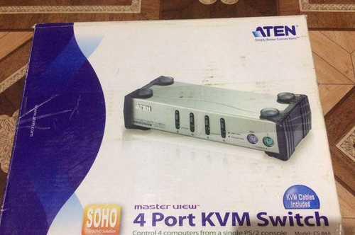 4 port KVM svitch фирма aten