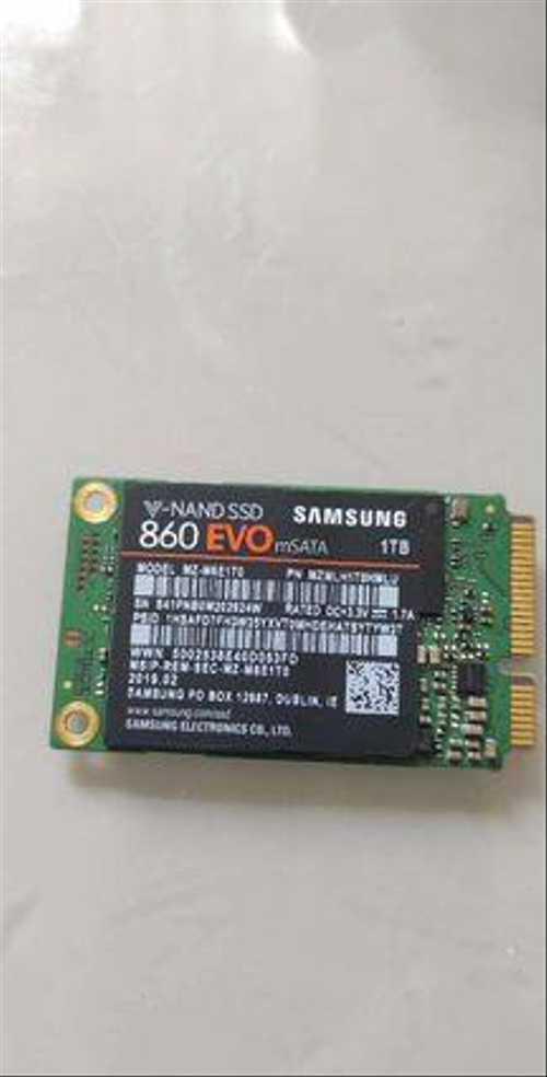 Ssd samsung 860 evo 1tb msata