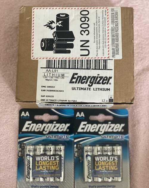 Батарейка Energizer Ultimate Lithium AA